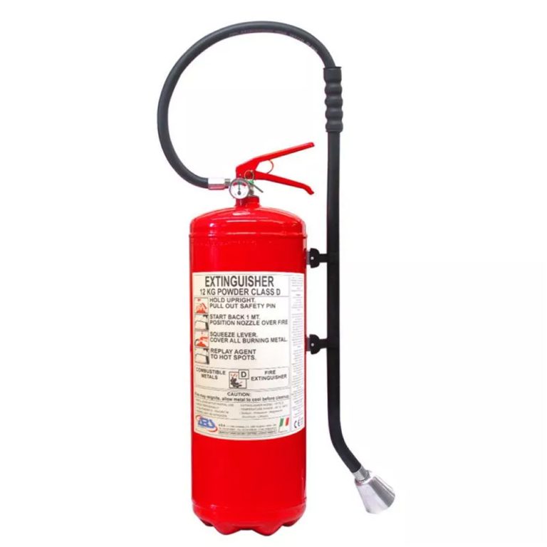 12KG Class D Powder Fire Extinguisher with Bracket – Fire Safety Hub