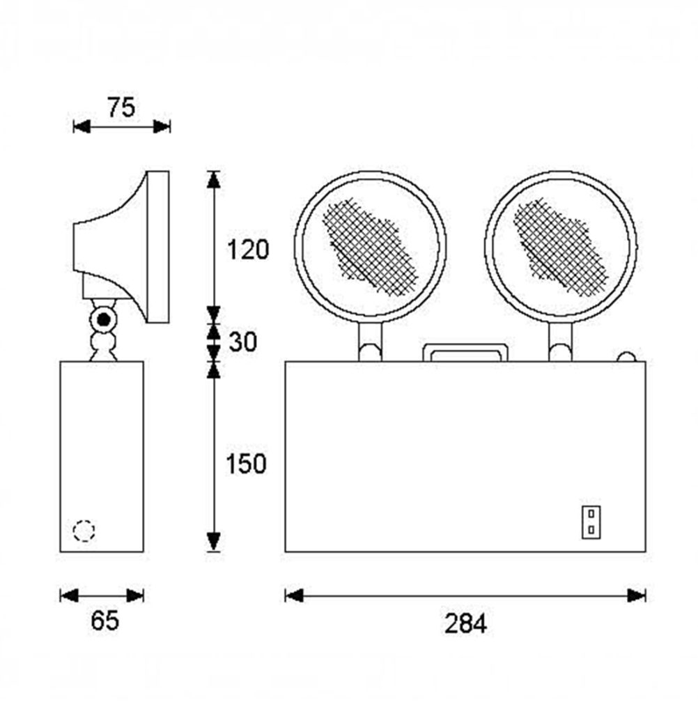Twin Spot Emergency Light – Fire Safety Hub